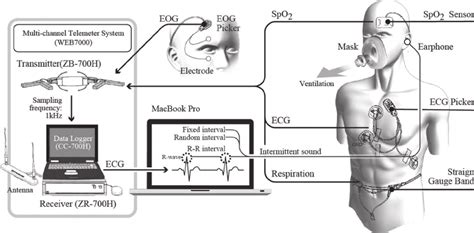 Biosignal Sensors And Equipment Used In Experiment Ii Spo2 Ecg And