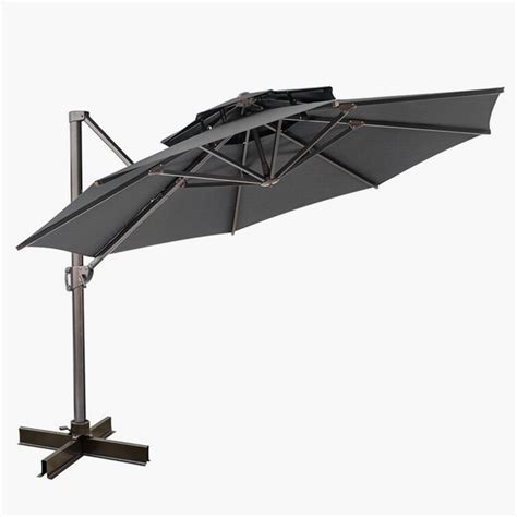 China Ft Double Top Cantilever Offset Patio Umbrella Manufacturers Suppliers Yingmin