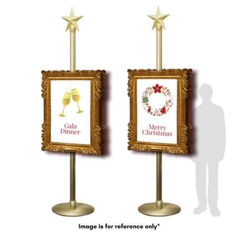 Gold Star Medieval Frame Poster Standee Sgs Largest Conference