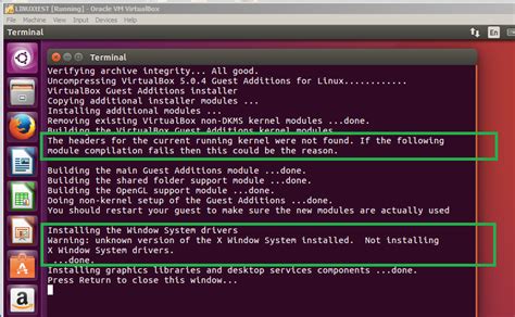 Linux Erro Ao Instalar Guest Additions Do Virtual Box No Ubuntu 1604