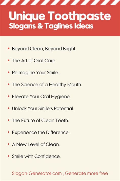 100 Catchy Toothpaste Slogans And Taglines Ideas Slogan Generator