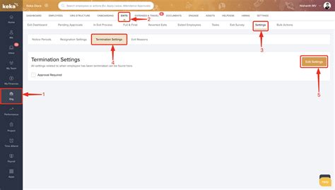 Managing Resignation Termination Settings And Exit Reasons