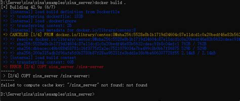 用docker 打包测试例子的server报 zinx server 不存在 Issue 106 aceld zinx GitHub