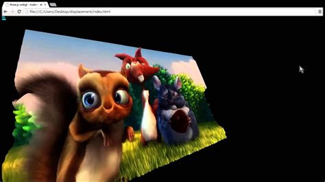 Displacement Video Texture Displacement Webgl Three Js Shader Youtube