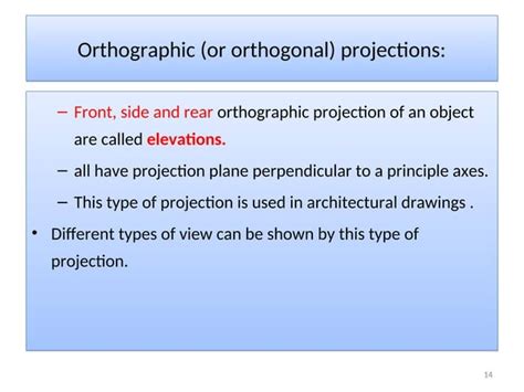 projection in computer graphics us ppt