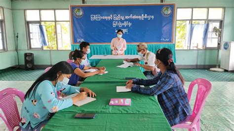မြင်းခြံခရိုင် ပြန်ကြားရေးနှင့် ပြည်သူ့ဆက်ဆံရေး ဦးစီးဌာနရုံးတွင် စာဖတ်ဝိုင်းပြုလုပ