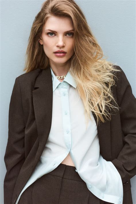 Cassis Shirt Blue Grey Woman