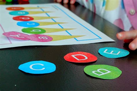 Preschool Letter Sorting Printable