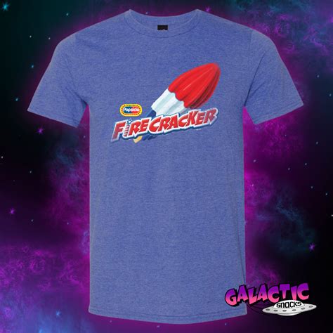 Popsicle Firecracker Retro T Shirt Galactic Snacks