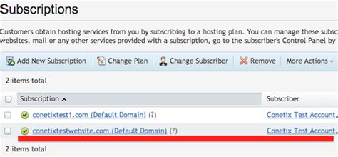 How To Set Up A New Subscription Under An Existing Client In Plesk • Conetix