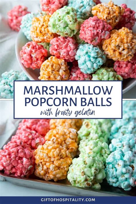 Marshmallow Popcorn Balls T Of Hospitality