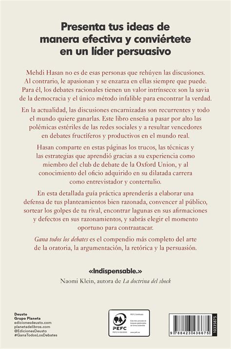 Gana Todos Los Debates El Arte De Argumentar Persuadir Y Hablar En