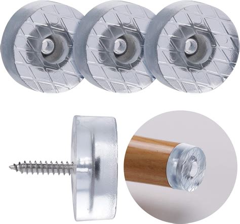 Lot De 24 Pieds En Caoutchouc à Visser Pieds En Silicone Pour Chaises