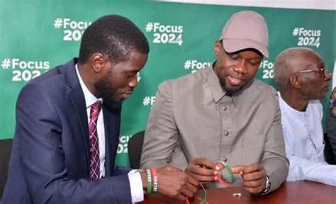 Conseil constitutionnel Les dossiers de candidature de Sonko et Diomaye Faye déposés