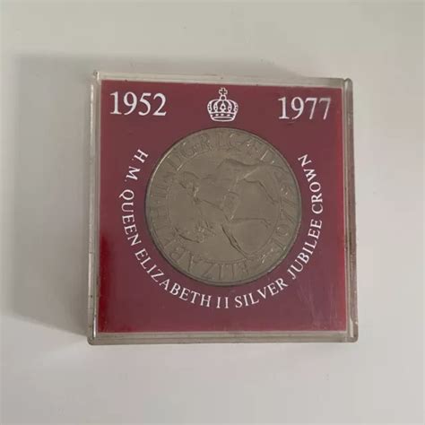 H M QUEEN Elizabeth II 1952 1977 Silver Jubilee Commemorative Crown