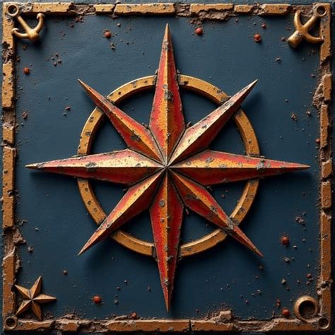Free Weathered Maritime Compass Image Download At Stockcake