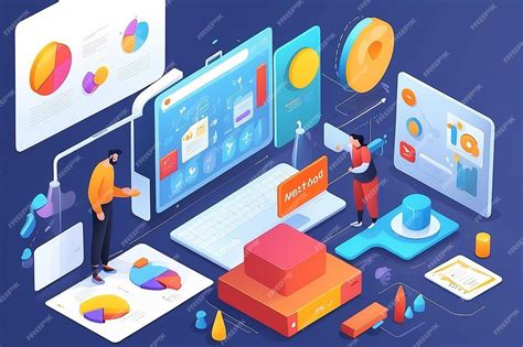 Premium Ai Image Scrum Method Concept Illustration