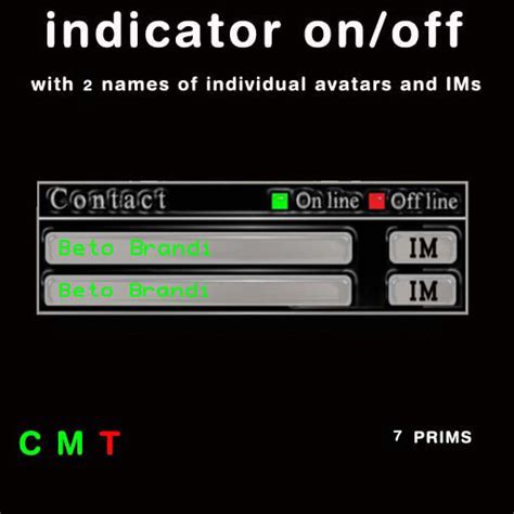 Second Life Marketplace Indicator Onoff2