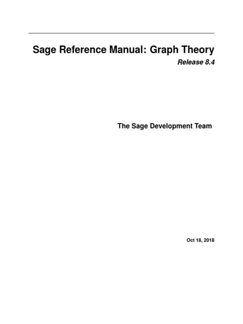 Graphs In Sage Math Pdf Vertex Graph Theory Eigenvalues And