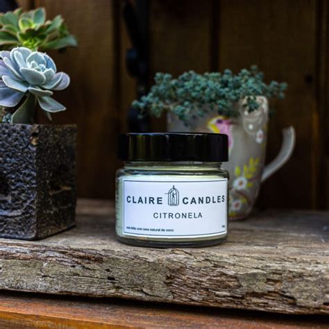 Vela Arom Tica Citronela G Claire Candles