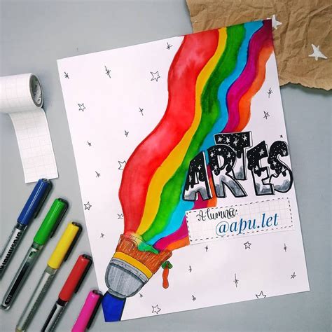 Pin de Yaneth Giraldo en Decoración de cuaderno Portadas de artes