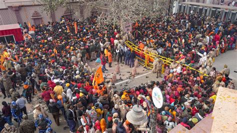 Ayodhya Ram Mandir Shuts Doors Amid Overwhelming Crowds Devotees