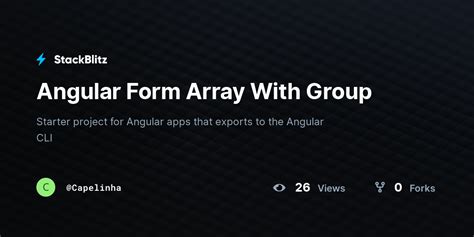 Angular Typedform Array How To Implement Complex Forms In Angular