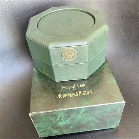 Rare Good Condition Audemars Piguet Royal Oak Vintage Era S S S Green Leather