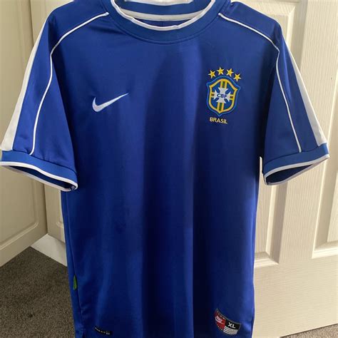 Brazil Away Kit 1998 99 Mint Condition Size Xl But Depop