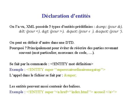 Introduction Xml Gnralits Introduction Xml Extensible Markup Language
