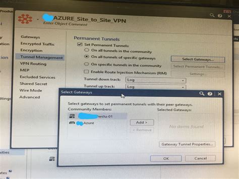 solved ipsec vpn b w checkpoint cluster and azure gateway check