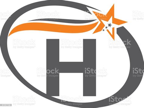 스타 Swoosh 편지 H 고급에 대한 스톡 벡터 아트 및 기타 이미지 고급 금융 대문자 Istock