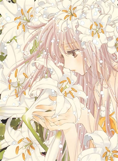 Kobato Anime Lily Flower Lily Flower Pose Anime Lilies Aesthetic
