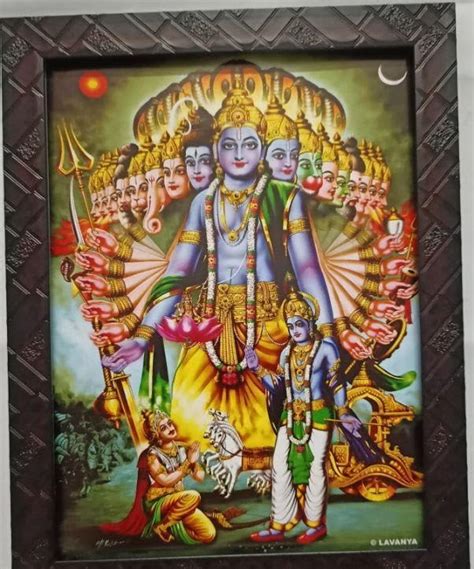 Lord Krishna Vishwaroop To Arjuna Virat Roop Vishnu Krisha Viswaroopam