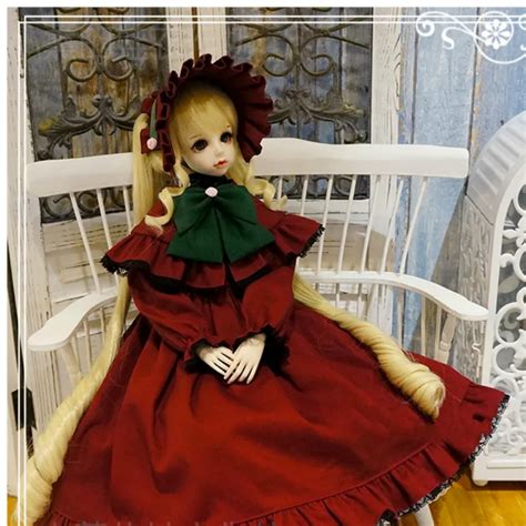 Estartek Xd012 Customized Hand Made 1 6th Rozen Maiden Shinku Dress