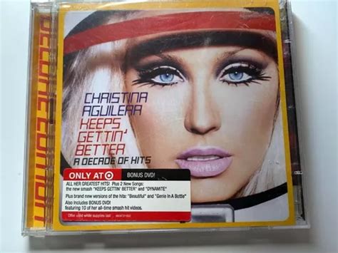 Christina Aguilera Keeps Gettin Better Cd Dvd Deluxe Novo Frete grátis
