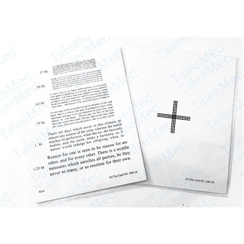 Jaeger Eye Chart Pocket Eye Chart Shopee Philippines