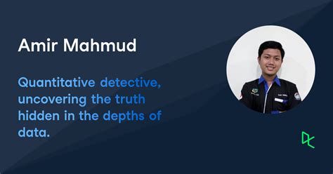 Amir Mahmud Data Scientist