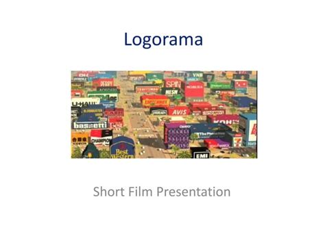 Logorama Presentation Pptx