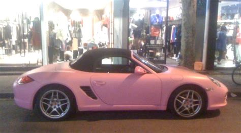 Porsche Boxster Is Pink In China