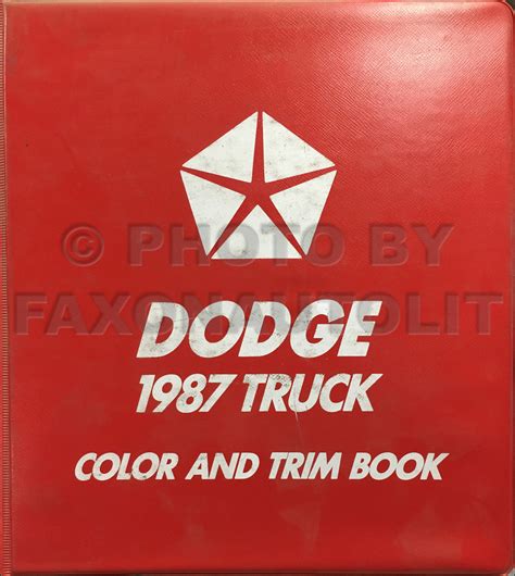 1987 Dodge Ram Van And Wagon Repair Shop Manual Original B150 B350
