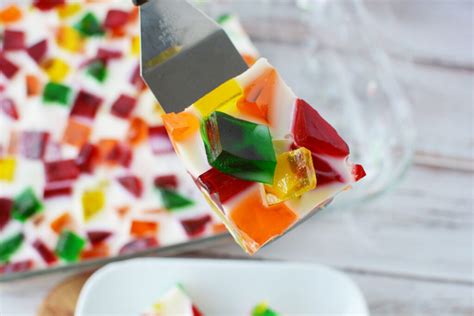 Easy Broken Glass Jello Bubbapie
