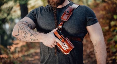 Leather Chest Holster Lightlaser And Red Dot Craft Holsters®