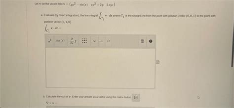 solved let v be the vector field v a evaluate by direct