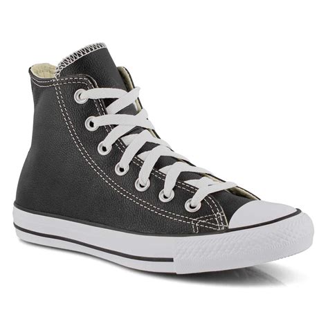Converse Womens Chuck Taylor All Star Leather Hi Top Fashion Sneaker