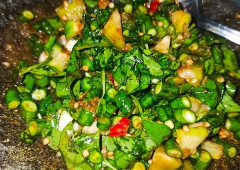 Resep Pencok Kacang Panjang Oleh Aqeirius Cookpad