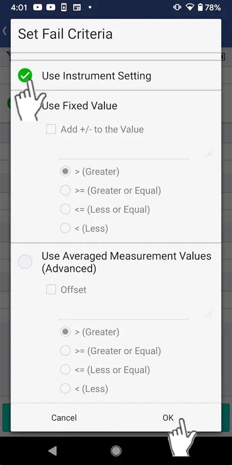 Setting The Comparator Conditions Gennect Cross