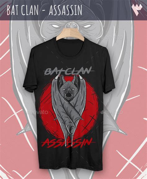 Bat Clan Assassin T Shirts Graphicriver