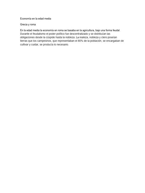 Economía En La Edad Media 2 Pdf
