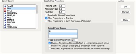 Stratified Data Partitioning With Balancing Options Add In Jmp User Community
